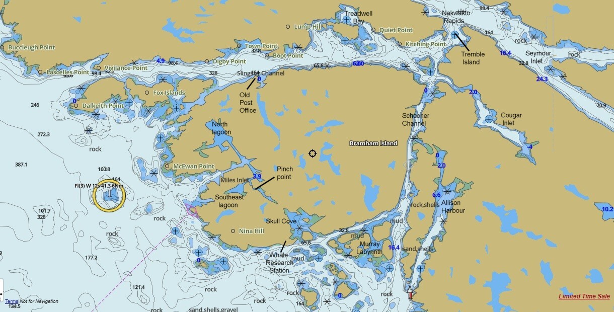 Exploring Bramham Island - Pacific Yachting